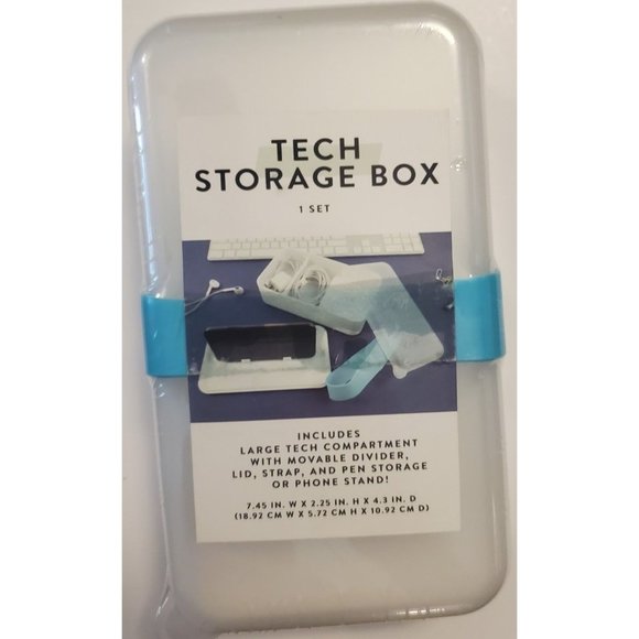 Cell Phones & Accessories | Tech Storage Box Large Tech Compartment ...